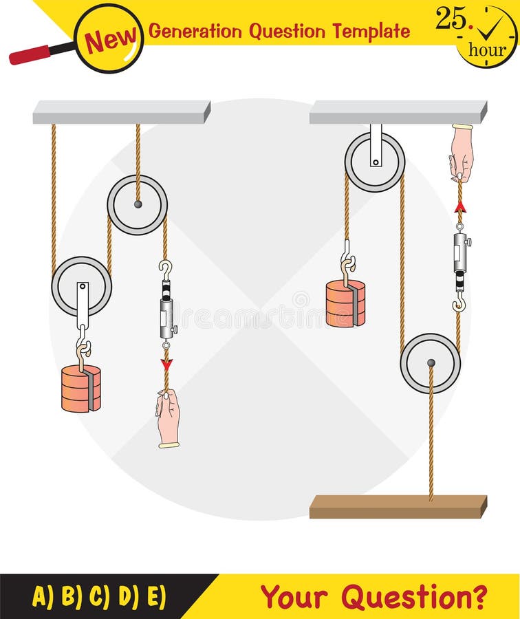 Pulley Simple Machine Stock Illustrations – 570 Pulley Simple Machine ...