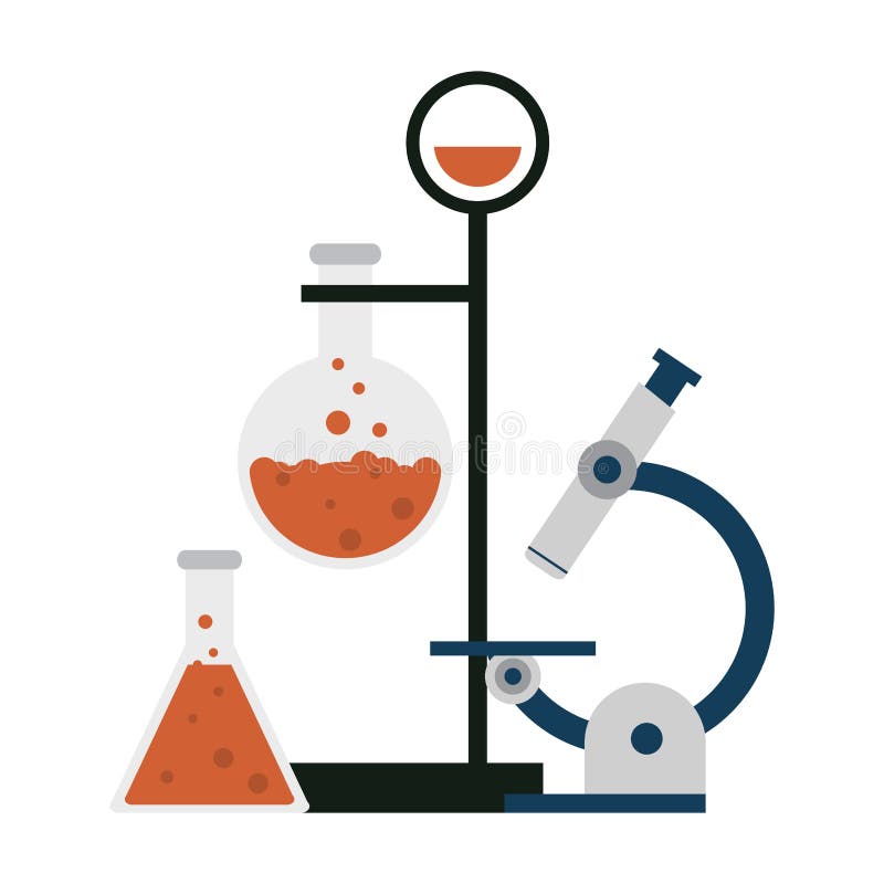 Science Experiments And Investigation Stock Vector - Illustration of ...
