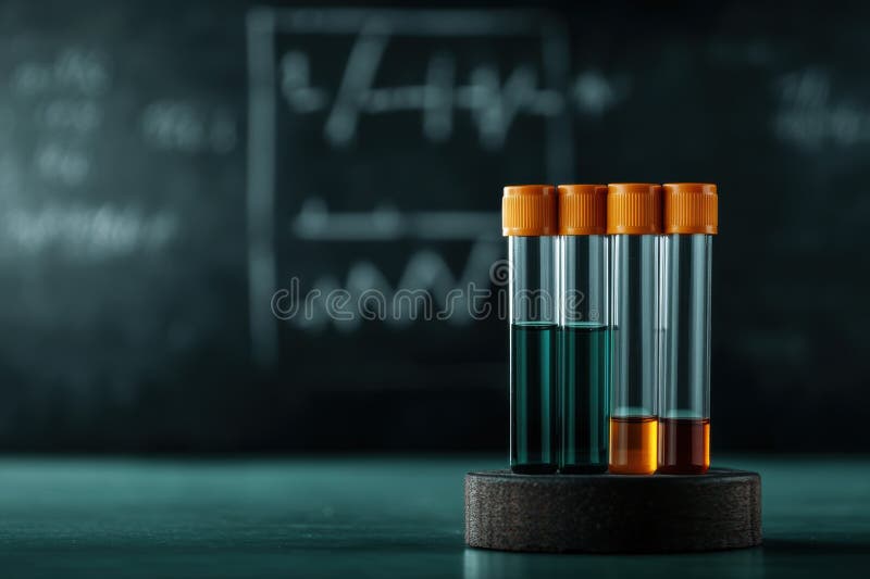 Chemistry Experiments, Chemical Lab with Beakers, Test Tubes, and ...