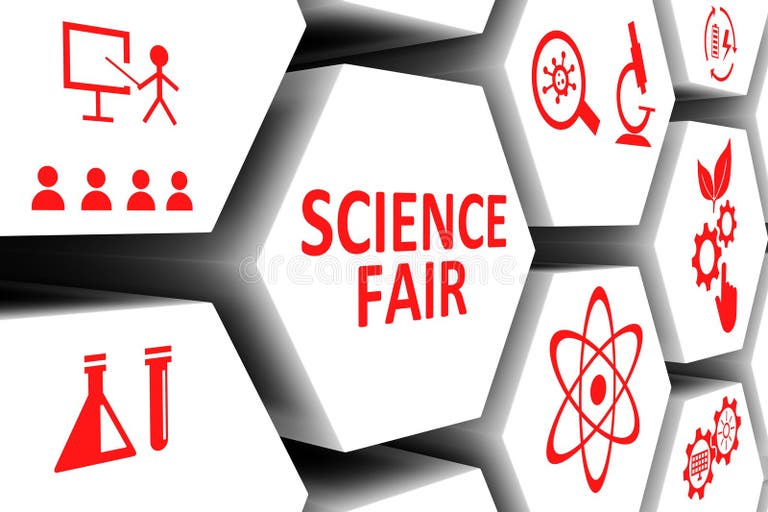 SCIENCE FAIR Concept Cell Background 3d Stock Illustration ...