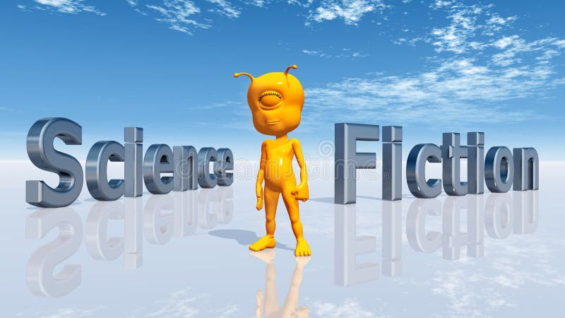 Science Fiction stock illustration. Illustration of figure - 17022882