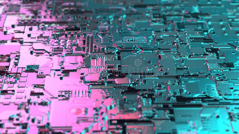 3d Circuit Wallpaper