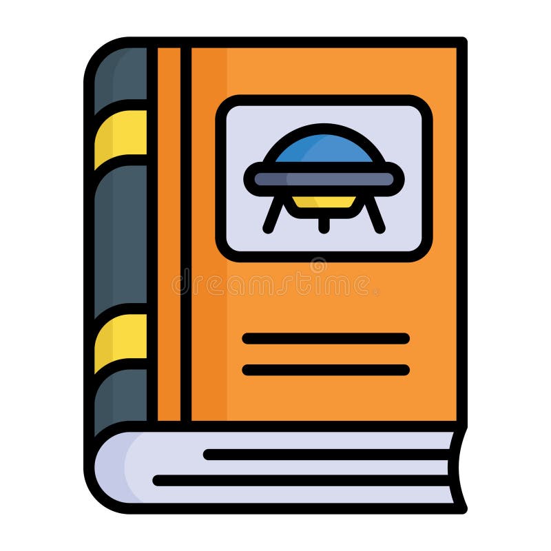 Science Fiction Book Vector Design, Editable Style Stock Vector ...