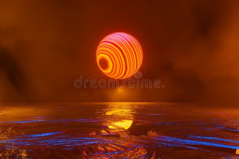 Science Fiction Energy Core Stock Illustration - Illustration of ...