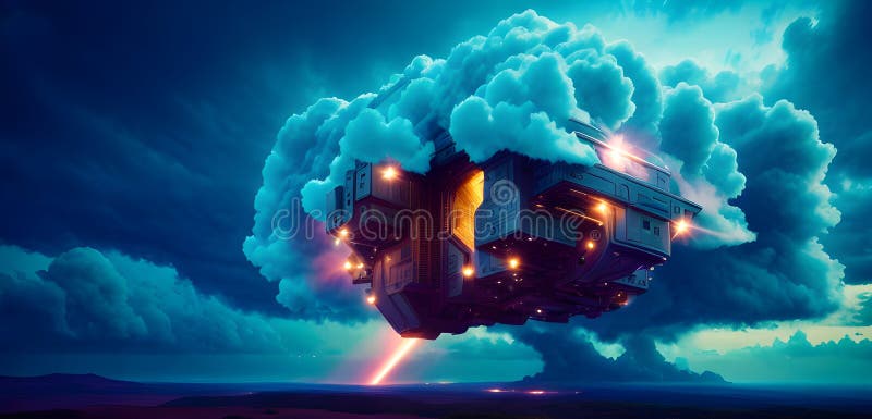 Cloud Technology. Cloud Computing, Big Data Center, Future Infrastructure, Digital Ai Concept ...