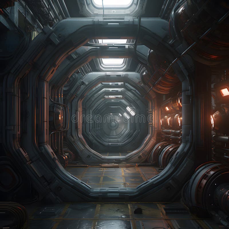 Science Fiction Futuristic Technology Outer Space Hyper-r One ...