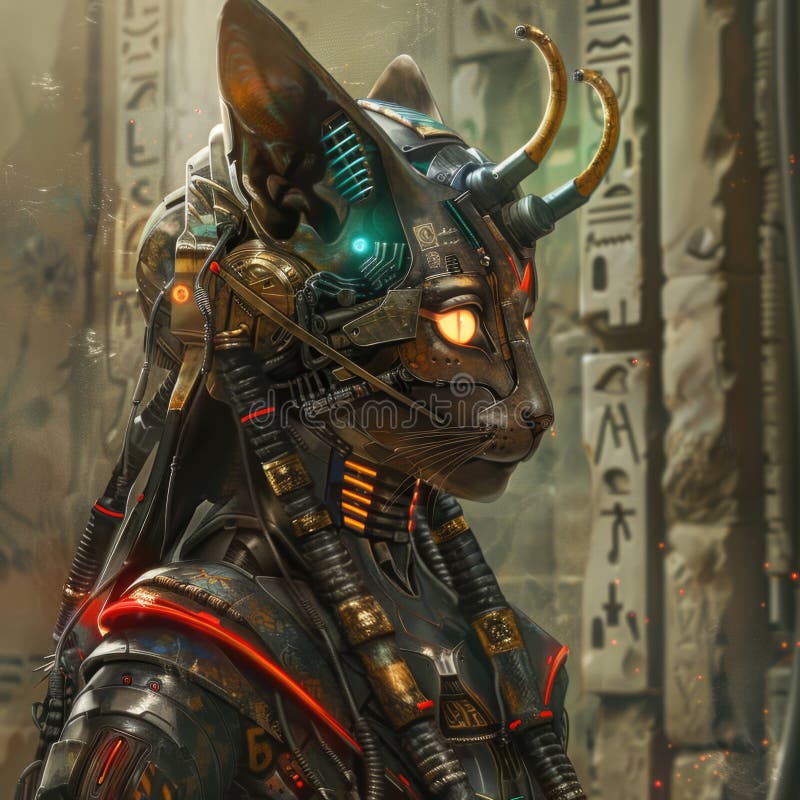 Lioness Cybernetic Robot Stock Illustrations – 8 Lioness Cybernetic ...