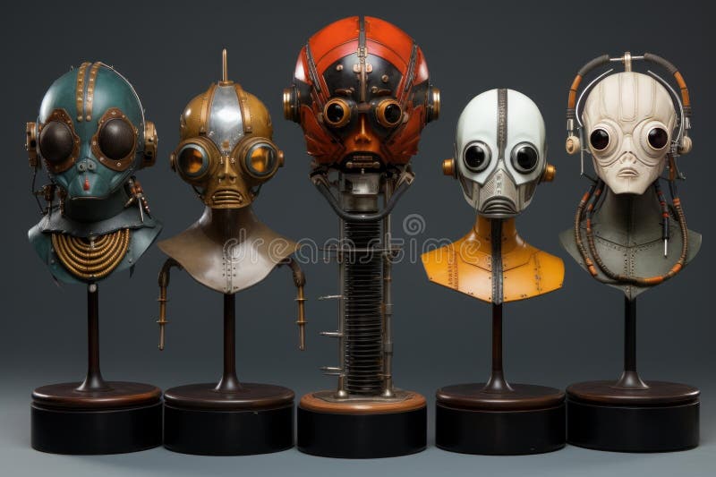 Science Fiction Head. Generate Ai Stock Image - Image of human ...