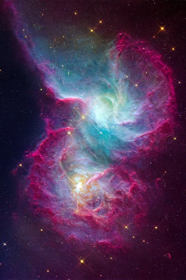 Space Background. Nebula, Stars, Deep Space. Science Fiction Nebula ...
