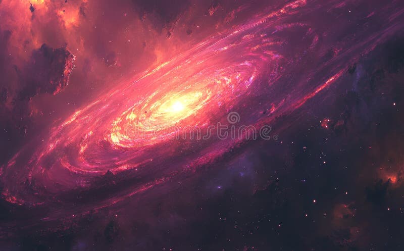 Science Fiction Rendering of a Supernova Explosion in Deep Space. NASA ...