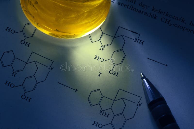 Science formula stock image. Image of base, carbon, book - 27578809