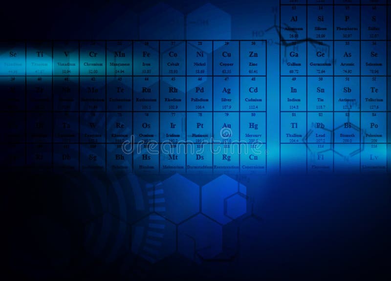Science Formula & Molecules on Technology Background. Stock Photo ...