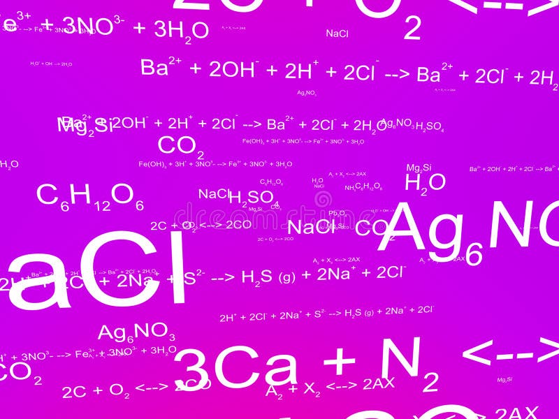 Science formulas stock illustration. Illustration of microscope - 2785952