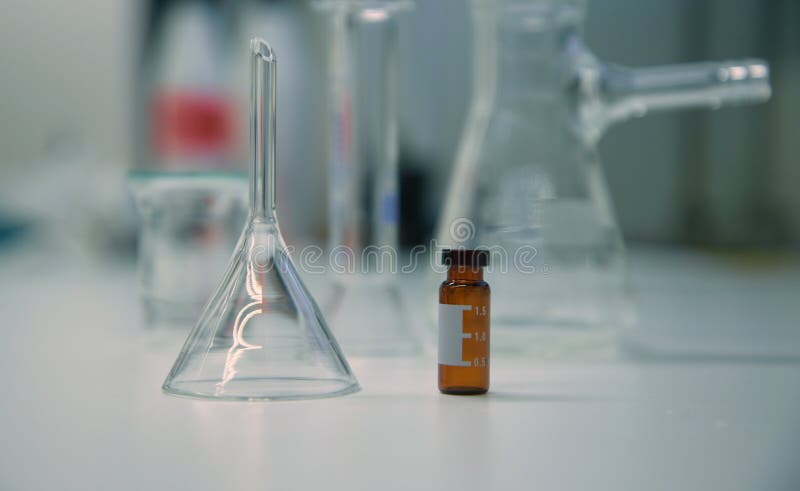 Science Funnel Vial Lab Glassware Background Stock Photos - Free ...