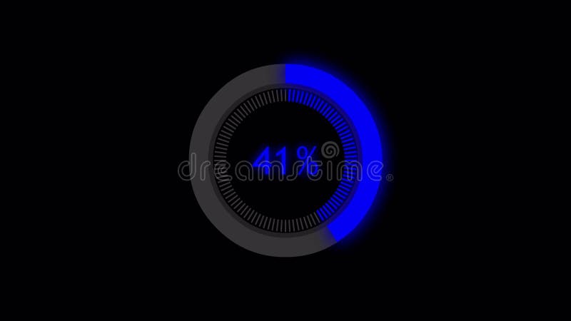 Science Futuristic Loading Circle Ring on Transparent Background. Stock ...