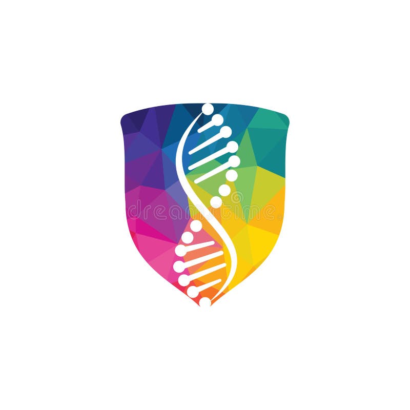 Science Genetics Vector Logo Design. DNA Logo Concept. Stock Vector ...