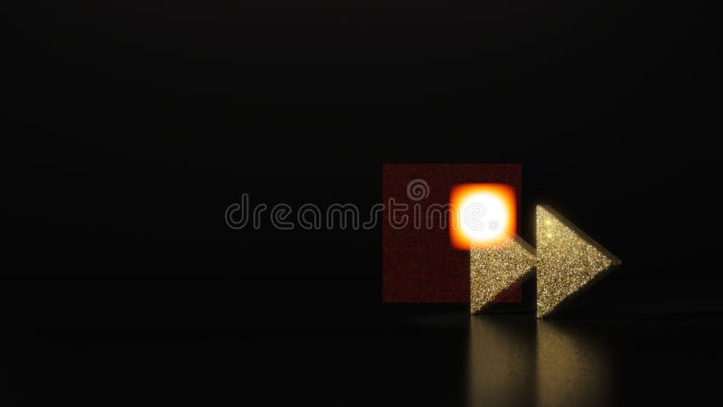Gold 3d Forward Slash Symbol. Golden Sign Isolated on White Background ...
