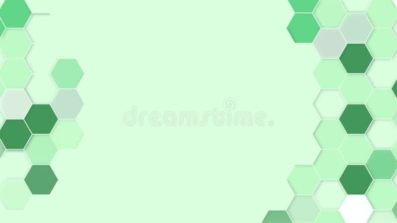 Science Green Background with Hexagons Design. Geometric Abstract Grid ...