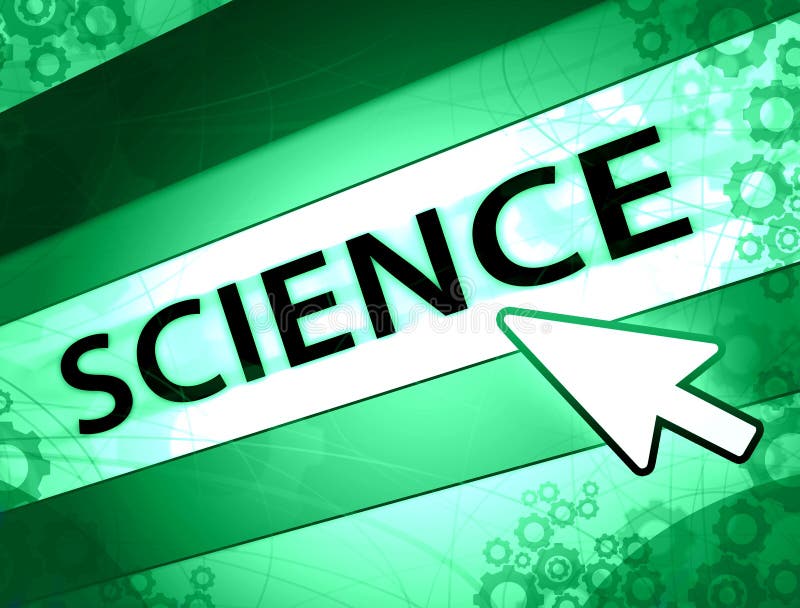 Science green concept stock illustration. Illustration of arrow - 17573830