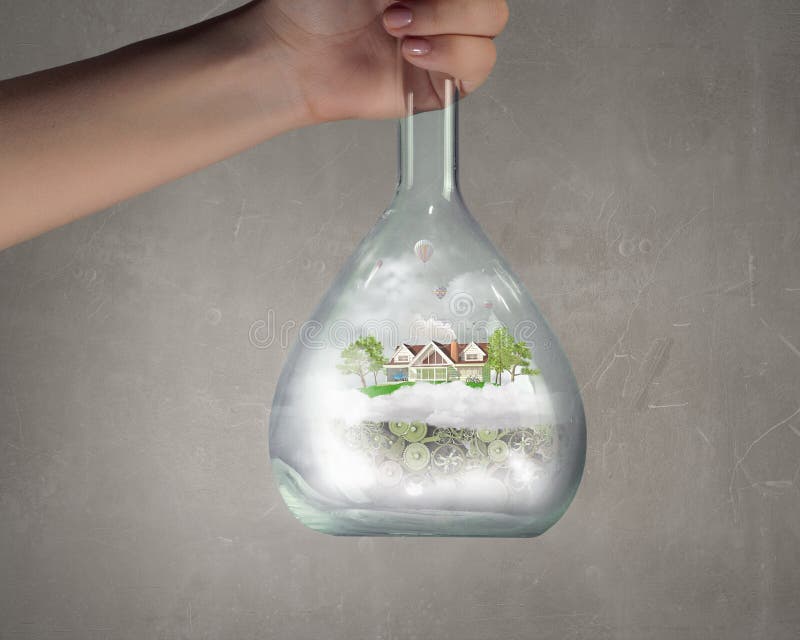 Science for Green Healthy Life Stock Image - Image of life, discovery ...