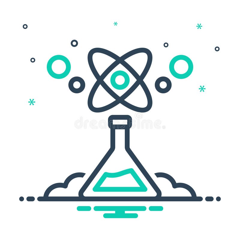 Mix Icon for Science, Branch of Knowledge and Area Stock Vector ...