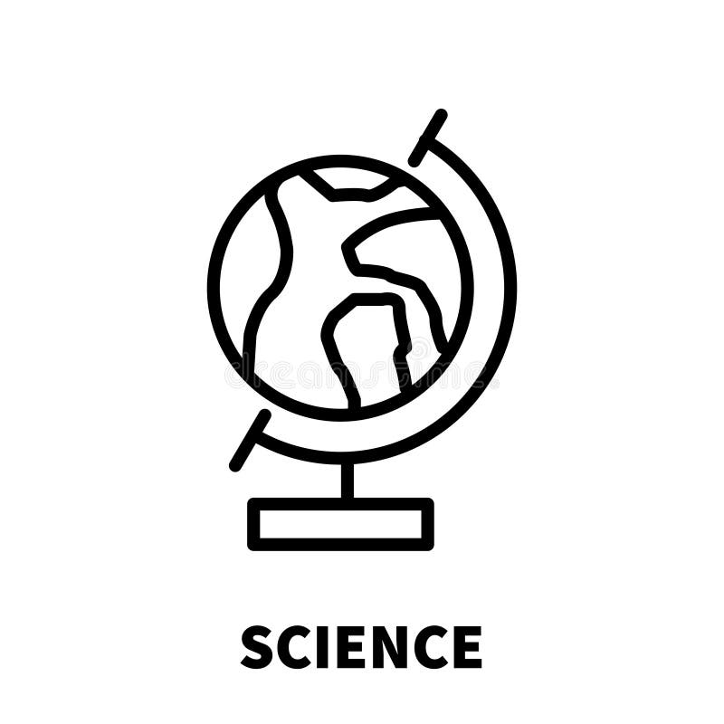 Science Icon or Logo in Modern Line Style. Stock Vector - Illustration ...