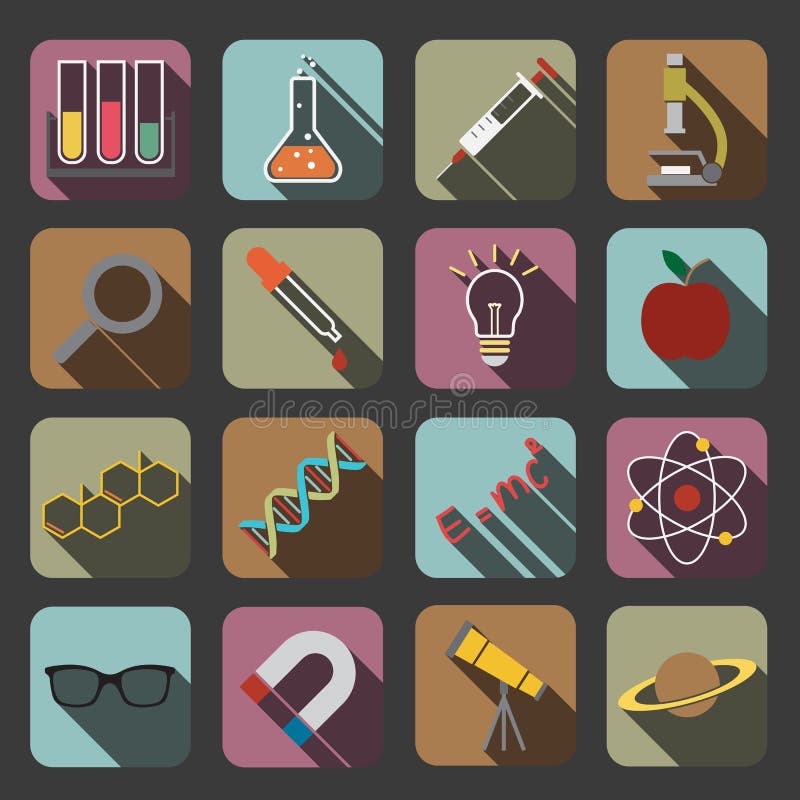 Science icon stock vector. Illustration of microscope - 44566792