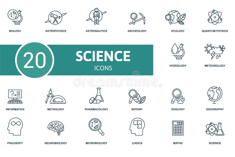 Quantum Physics Icon From Science Collection. Simple Line Element ...