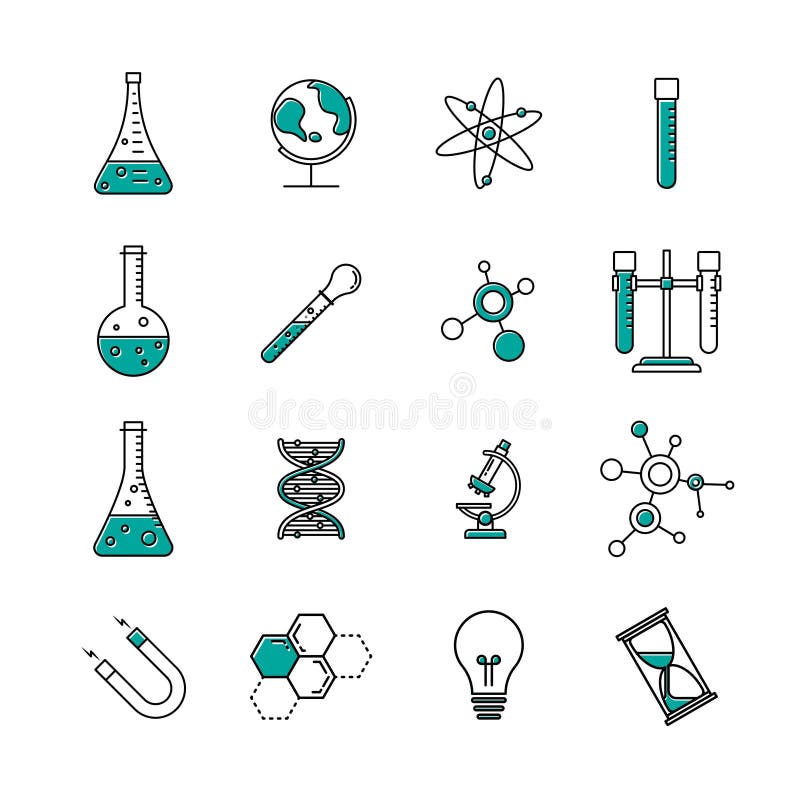 Science icon on Light Bulb stock vector. Illustration of flying - 169696474