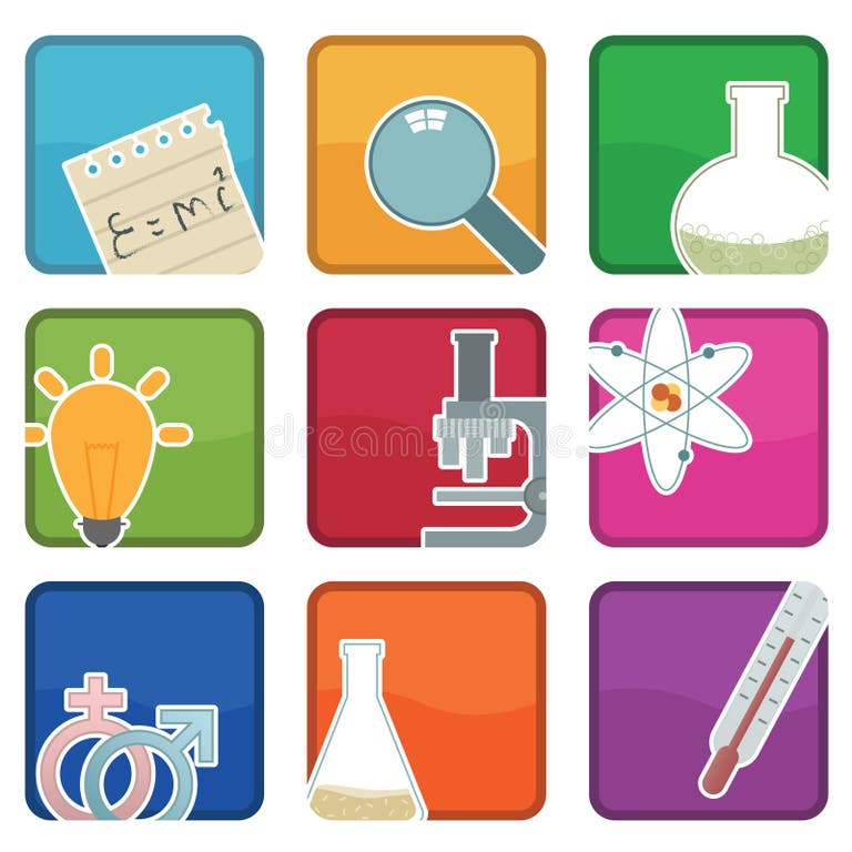 Stylized Science Icons Stock Illustrations – 1,729 Stylized Science ...