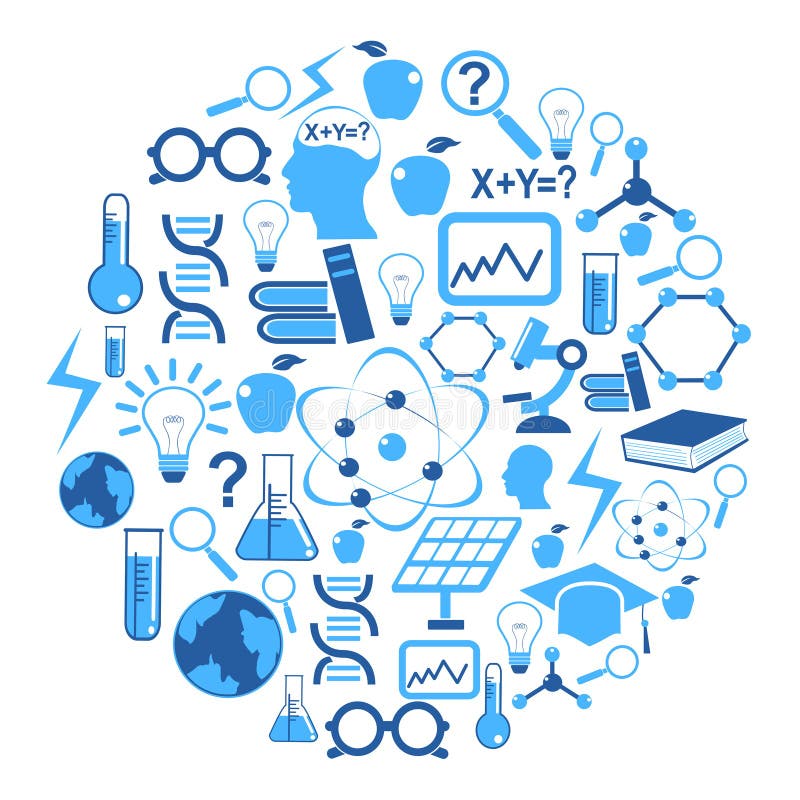 Biotechnology Linear Illustration Stock Vector - Illustration of ...