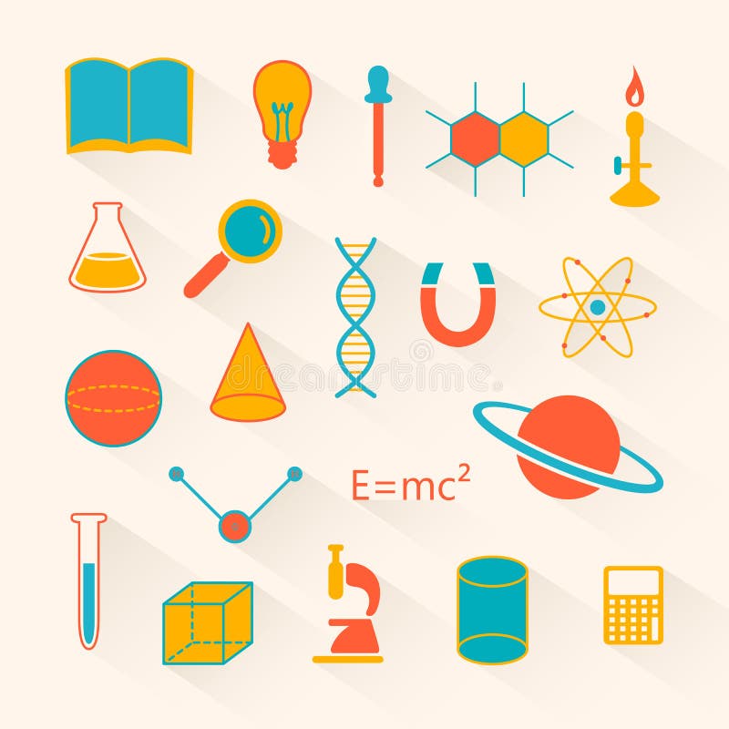 Science Icons stock illustration. Illustration of energy - 55296996