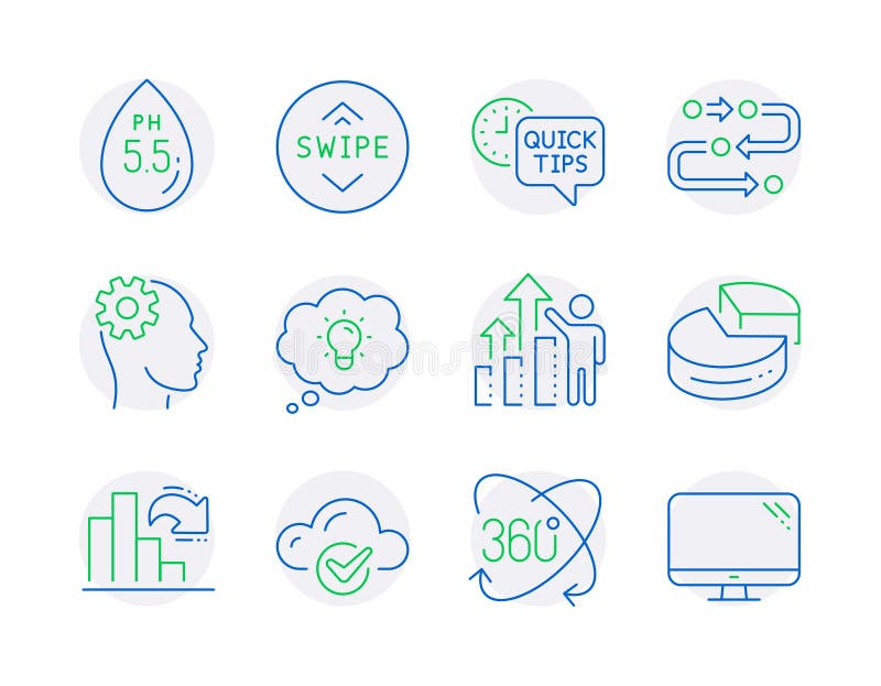 Science Icons Set. Included Icon As Employee Results, Energy, Full ...