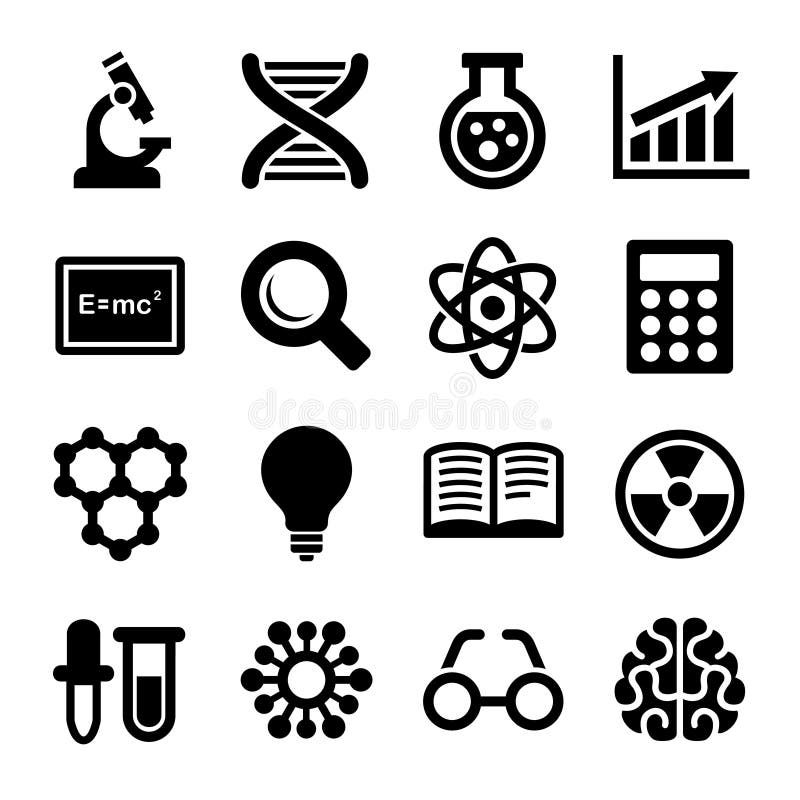 Science Icons stock vector. Illustration of electronic - 2757269