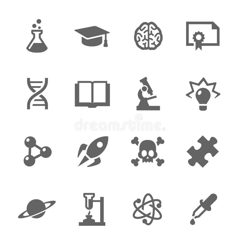 Science Icons stock vector. Illustration of icons, imagination - 35056950
