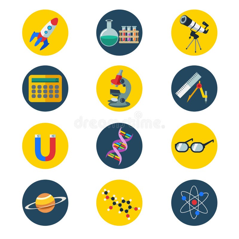 Science Icons stock vector. Illustration of electronic - 2757269