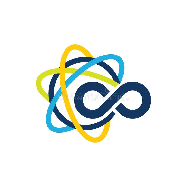 Science Infinity Head Logo Icon Design Stock Vector - Illustration of ...