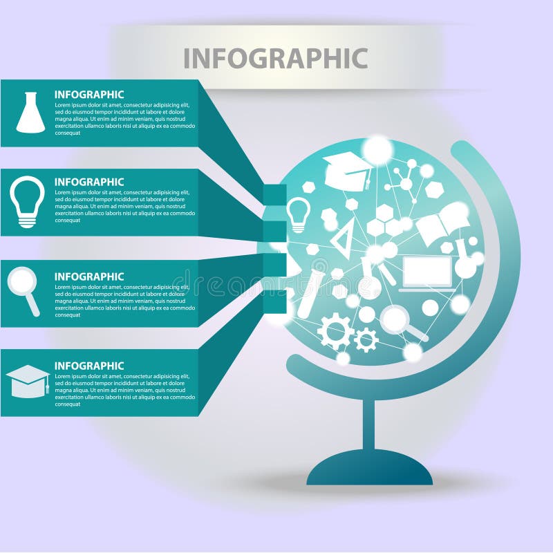 Science infographic stock illustration. Illustration of design - 64238359