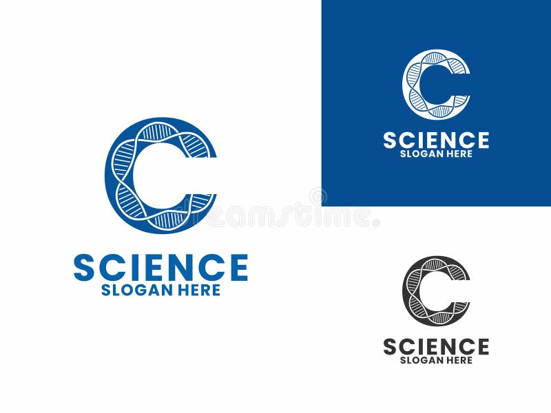 Science with Initial Letter C Logo Design Vector Template. Initial ...