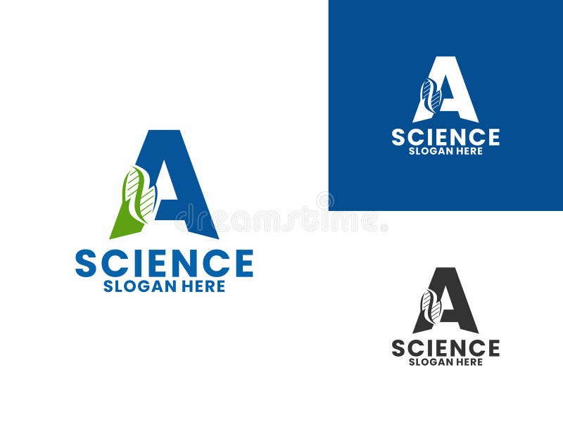 Science with Initial Letter a Logo Design Vector Template. Initial ...