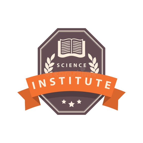 Science Institute Logo Element. Vector Illustration Decorative Design ...