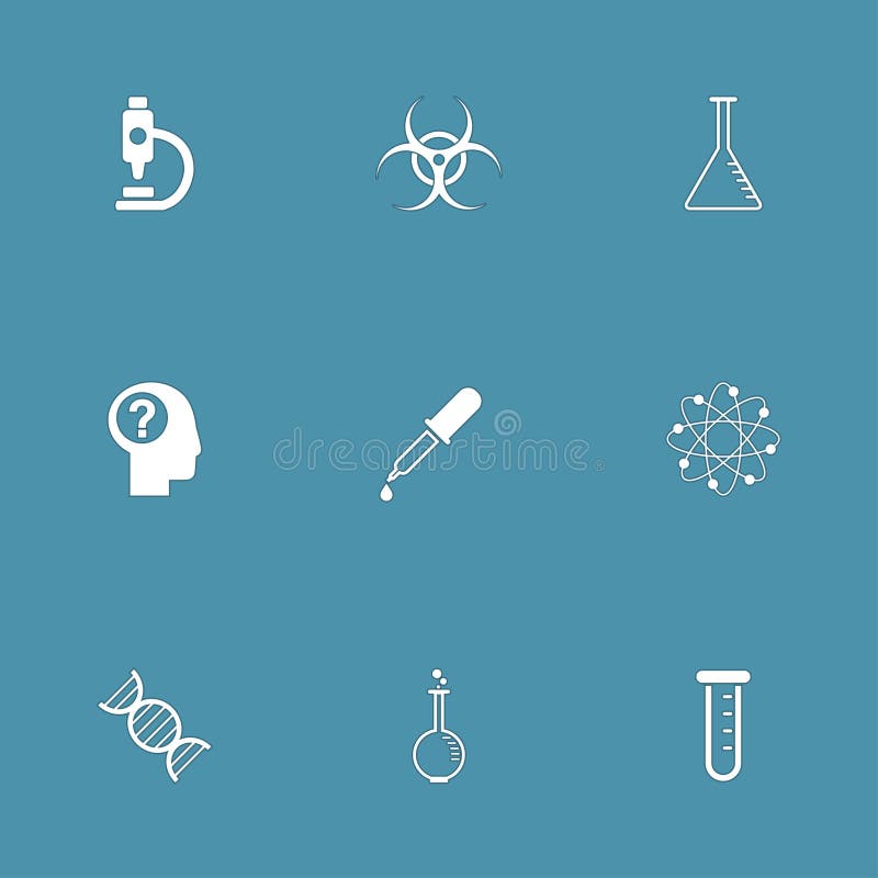 Science Instruments Vector Icon Set Stock Vector - Illustration of ...