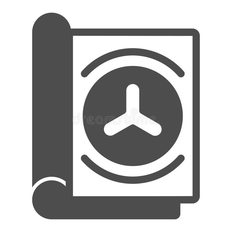 Science Journal Notes Solid Icon, Clinical Research Concept. Vector ...