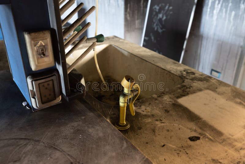Science Lab Caused by Fire. Stock Image - Image of emergency, dirty ...