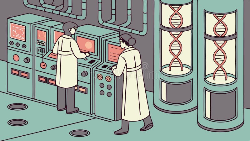 Science Lab Control Panel, Futuristic Tech and Scientific Experiment ...