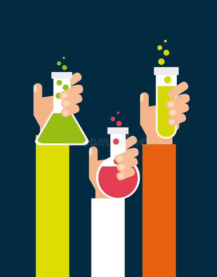 Science lab design stock illustration. Illustration of expertise - 69380532