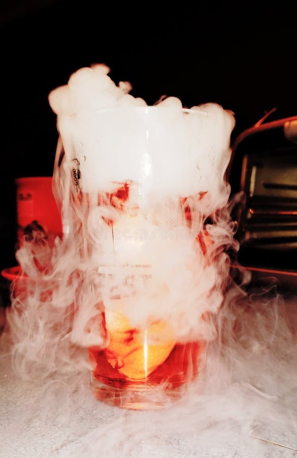 Science Lab Dry Ice Cocktail Stock Photo - Image of mist, experiment ...