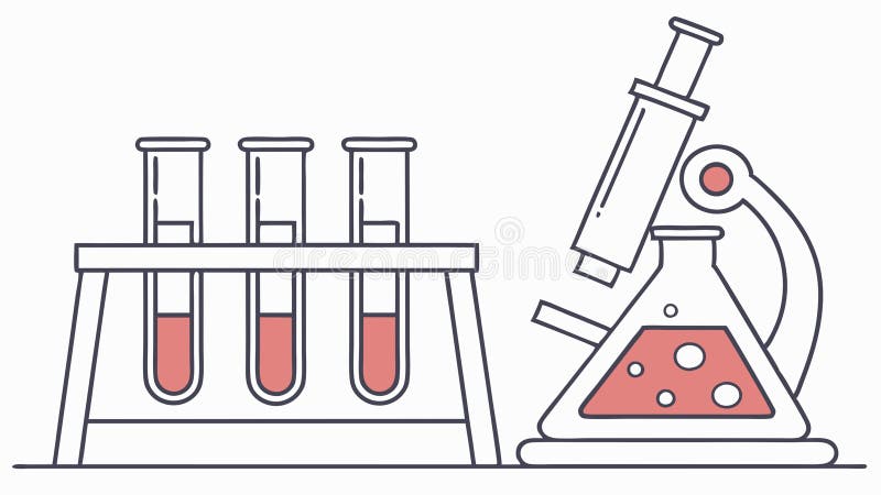 Science Lab Equipment Beakers Microscope Chemistry, Vector Design ...