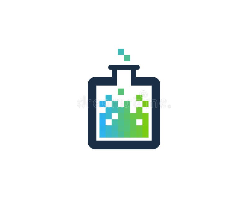 Science Lab Icon Logo Design Element Stock Vector - Illustration of ...
