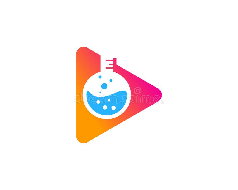 Science Lab Icon Logo Design Element Stock Vector - Illustration of ...